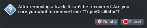 Add Warning Dialogue For Remove This Track Button In Song Editor
