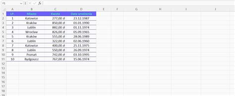 Funkcja Rozszerz W Excelu Exposepl