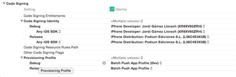 Ios Code Signing Issue Xcode 72 Stack Overflow