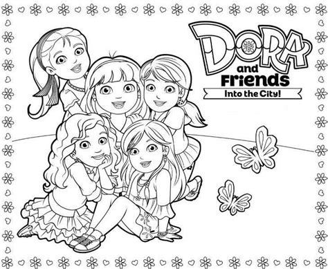 Dora And Friends Coloring Pages Pdf