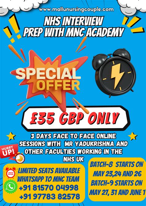 Nhs Interview Preparation With Mnc Academy Commonly Asked Clinical