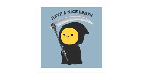 Have A Nice Death Fine Art Print Threadless Artist Shop