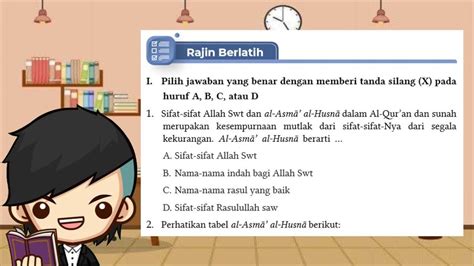 Soal Kunci Jawaban Soal PAI Kelas SMP MTs Halaman Semester Rajin Berlatih Bagian II