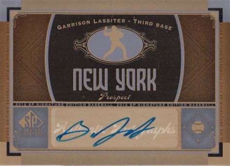 Garrison Lassiter Baseball Price Guide Garrison Lassiter Trading Card