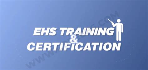 Ehs Safety Training Programs And Courses For Industry Core Ehs