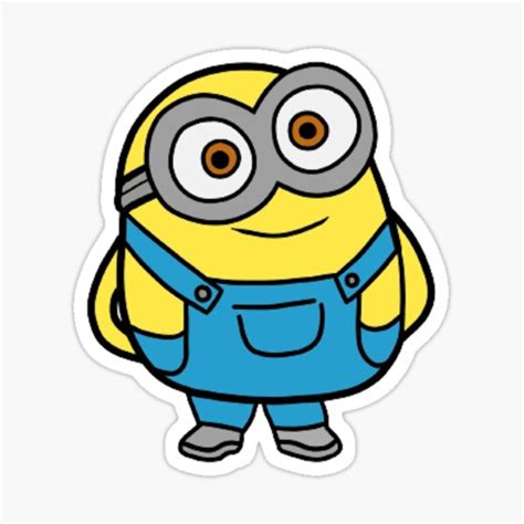 Bob The Minion Sticker By Seth 1234 Redbubble