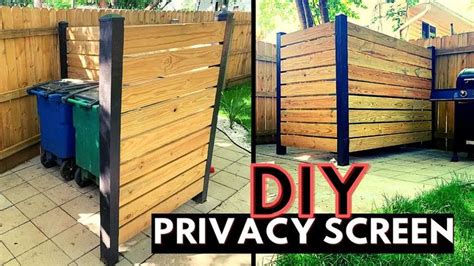 DIY Privacy Screen Step By Step Guide With Pictures And Video