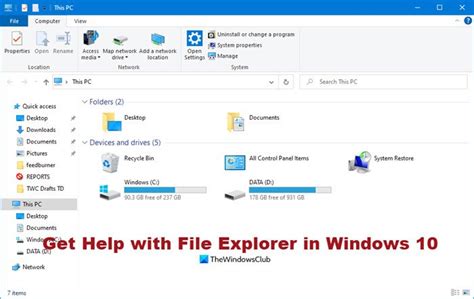 Add Or Remove Libraries From File Explorer Navigation Pane In Windows
