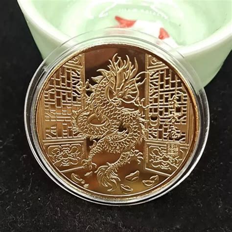 2024 Dragon Year Dragon Lucky Coin Dragon Year Commemorative Coins 5
