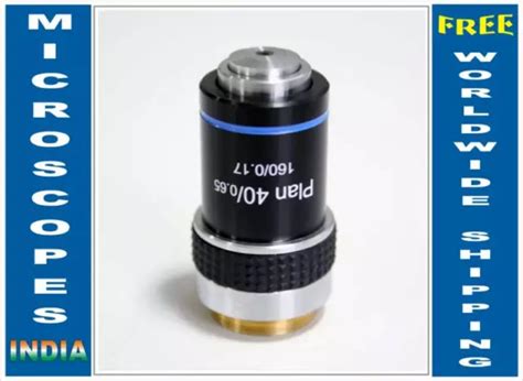 PLAN COMPOUND MICROSCOPE Replacement Objective 40x Spring Loaded 61 70