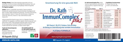 045 Dr Rath Immuncomplex Plus 60 Capsules De By Dr Rath Health