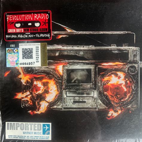 Green Day Revolution Radio Cd Hobbies And Toys Music And Media Cds