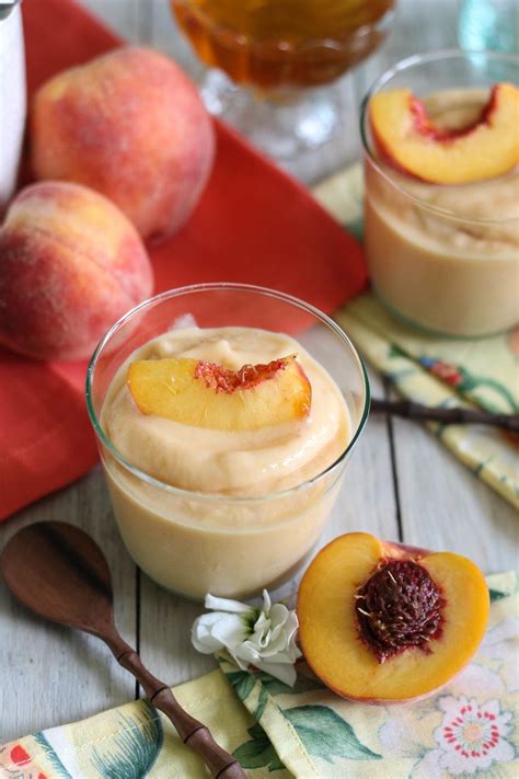 Peach Frozen Yogurt Recipe