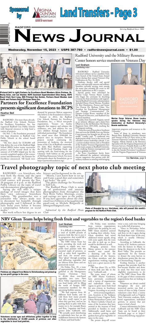 Ejournal November 15 2023 News Journal