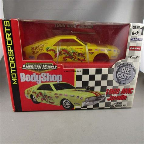 Ertl 1968 Amc Javelin Gasser Model Kit 124 Scale In Original Box