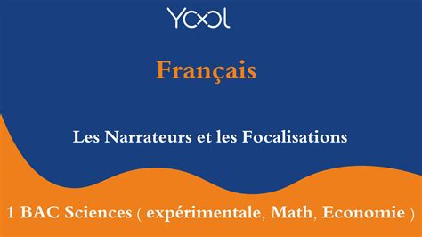 Les Narrateurs Et Les Focalisations