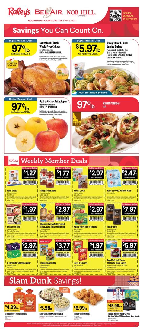 Raleys Supermarkets Weekly Ad Feb 19 Feb 25 2025