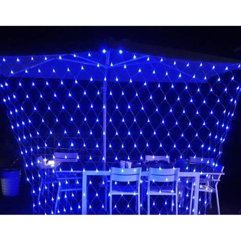 GUIRLANDE LUMINEUSE Bleu 3X2M 200LEDS Rideau lumineux féerique à LED