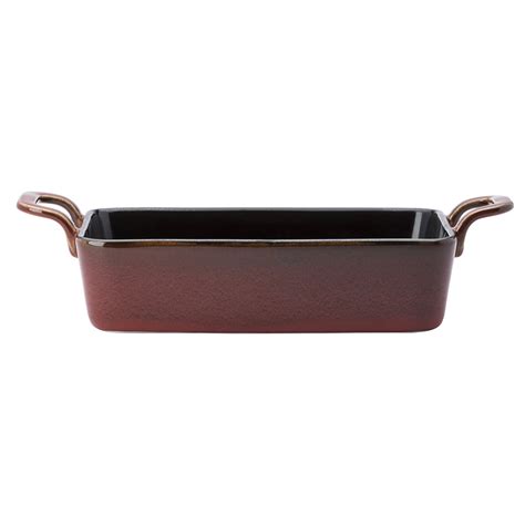 Rustic Rectangular Baker With Handles 7 Oz 1880 Hospitality