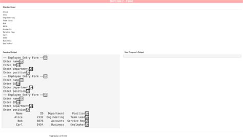 Solved Ask The User For Three Employees Store The Data Into