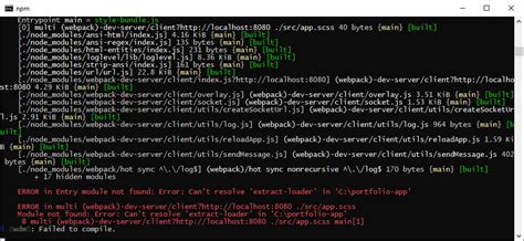 error can t resolve extract loader · issue 71 · peerigon extract