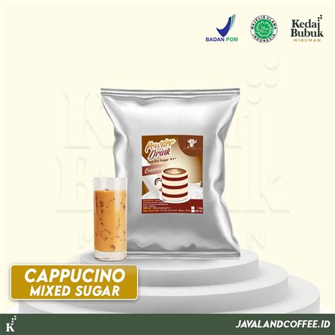 Jual Javaland Bubuk Minuman Rasa Cappucino 1Kg Premix Bubble Powder