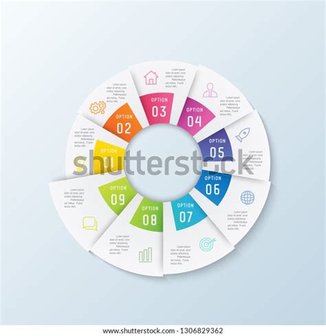 Timeline Infographicbusiness Data Visualization Vector Infographics