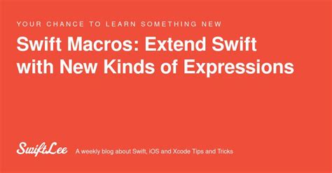 dmitry В on linkedin swift macros extend swift with new kinds of