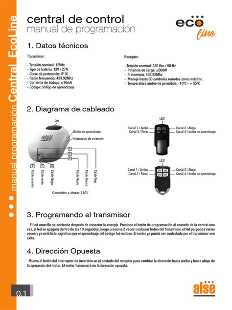 Manual De Programacion Central De Control Dc 136 Pdf Diodo Emisor De Luz Transmisor