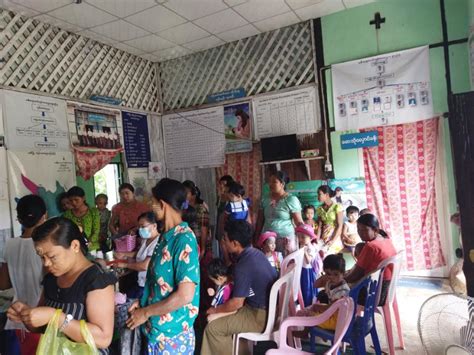 မအီမြို့တွင် ကလေးများအား ဗီတာမင်aနှင့် သံချဆေးများကို အသက်အပိုင်းအခ