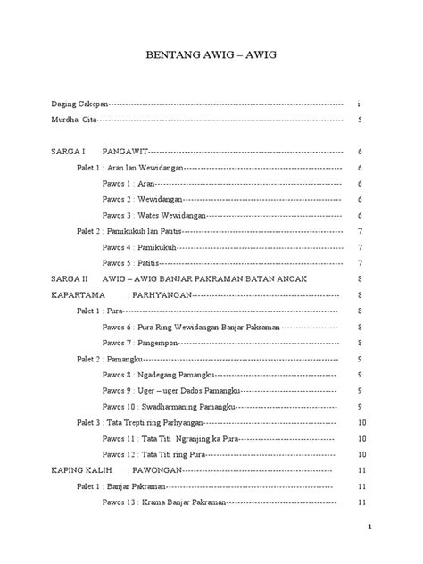 Bentang Awig Awig Pdf