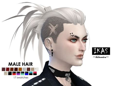 Helsoseiras Ikas Hair Style For Male Sims 4 Hair Male Sims Hair Sims 4