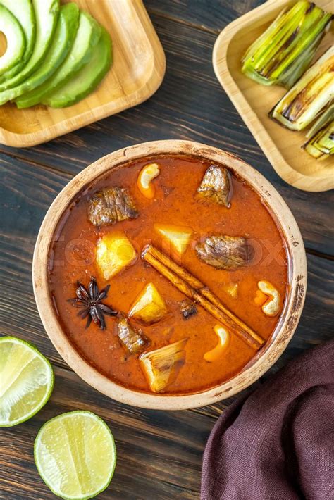 Bowl Of Massaman Curry Stock Image Colourbox