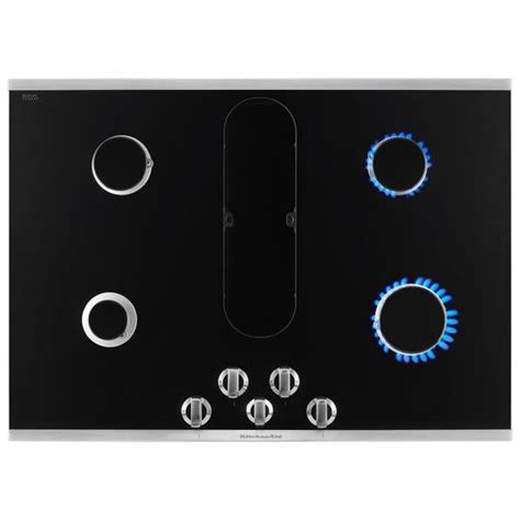 KitchenAid KGCD807XSS 30 Inch 4 Burner Downdraft Gas Cooktop