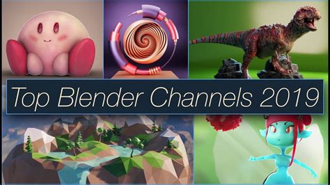Top Blender Youtube Channels In Youtube