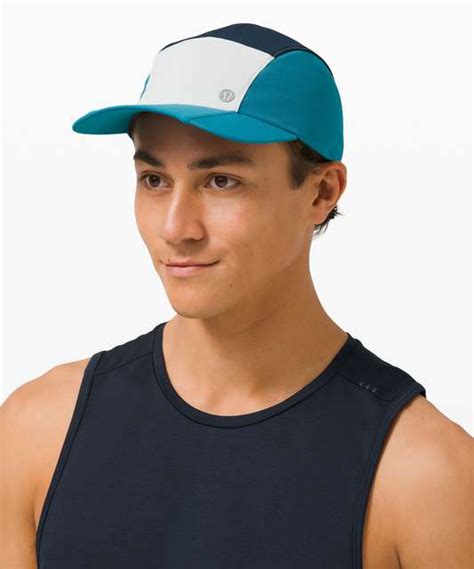 Lululemon Fast And Free Mens Run Hat Heritage 365 Camo Rhino Grey