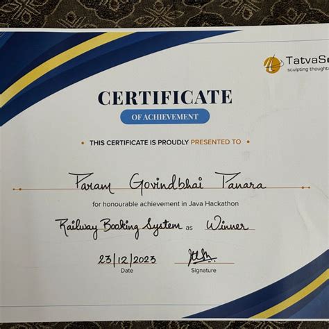 Param Panara On Linkedin Event Java Hackathon Winner Achievements