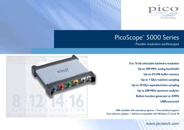 Pico PicoScope B Data Sheet Manualzz