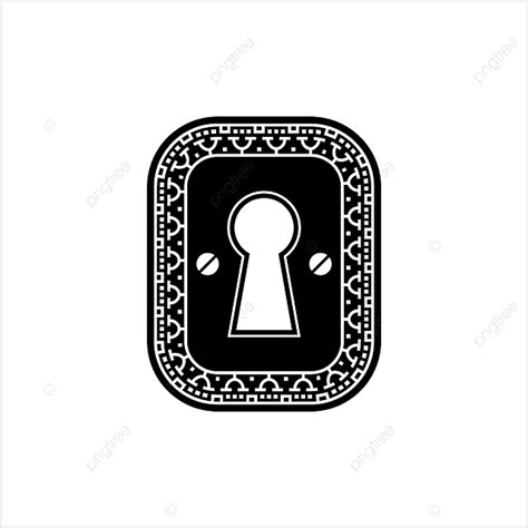 Keyhole Icon Design Vector Art Illustration Business Abstract Key