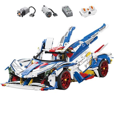 Moc Rc Motorized Apollo Evo Concept Roadster Bricks Toy
