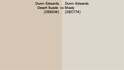 Dunn Edwards Desert Suede Vs Shady Side By Side Comparison