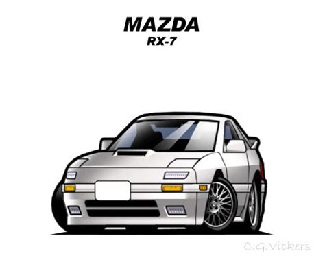 Chibi Mazda Rx 7 Fc By Cgvickers On Deviantart