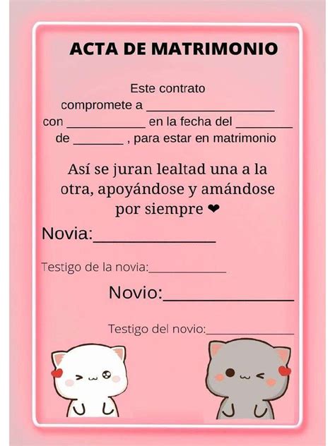 Acta De Matrimonio Xd Pdf