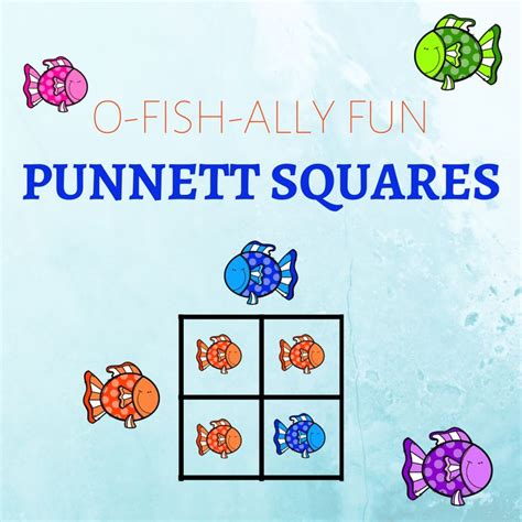 O Fish Ally Fun Punnett Squares Activity Punnett Square Activity