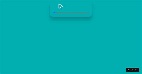 react audio player demo forked codesandbox