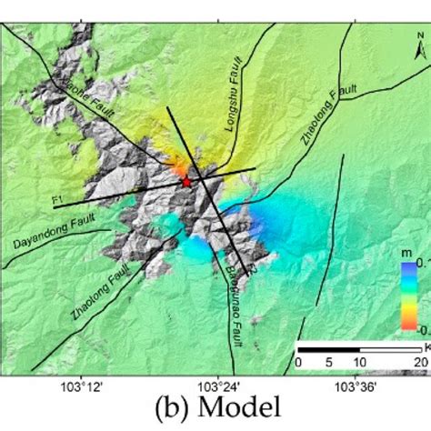 Coseismic Displacement Negative Indicates Range Displacement Away From Download Scientific
