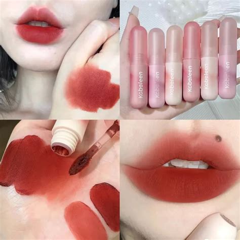 6 Colors Capsule Lip Mud Lip Glaze Moisturizing Lipstick Velvet Matt
