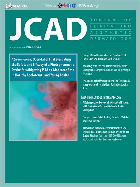 Home Jcad The Journal Of Clinical And Aesthetic Dermatology