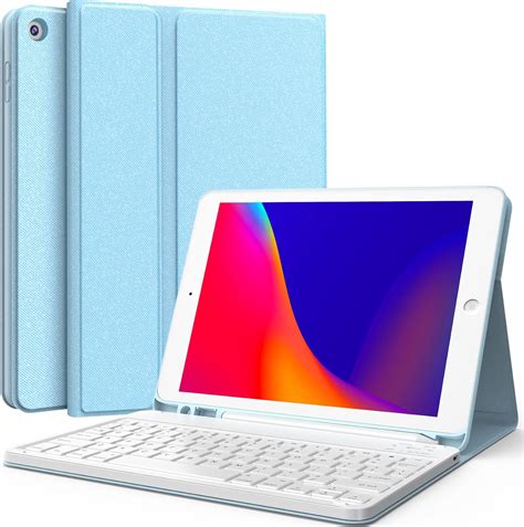 CHESONA Keyboard Case For IPad 9th Generation 2021 10 2 Inch