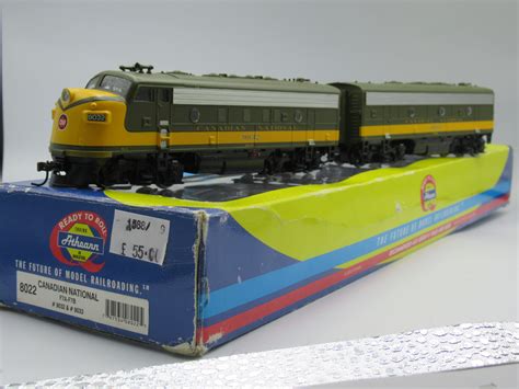 8022 Secondhand Athearn Ho F7a And F7b Canadian National Kent Garden